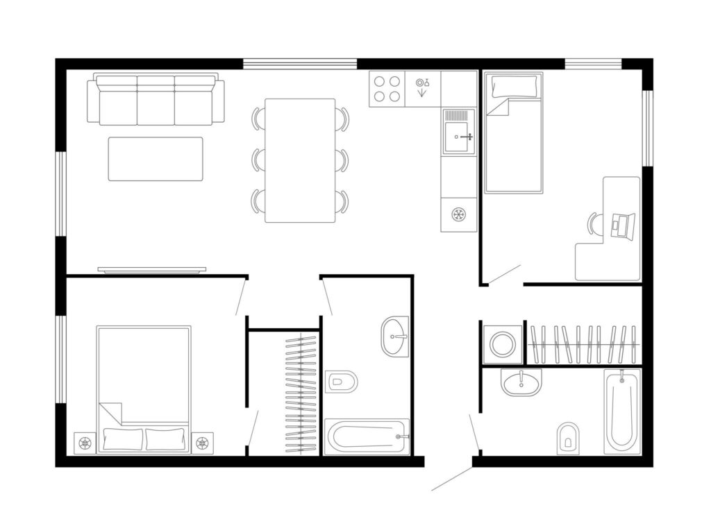 Flooring Patterns Plan The Finalized House Floor Plan (Plus Some